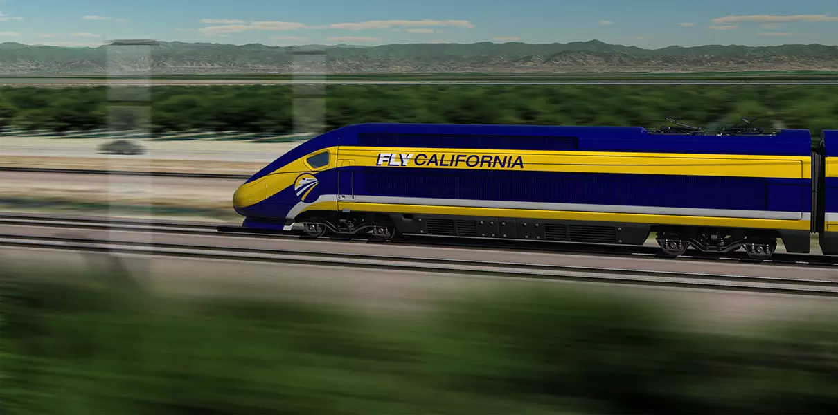 Gubernur California Mbela Railway Hijau Pertama ing AS