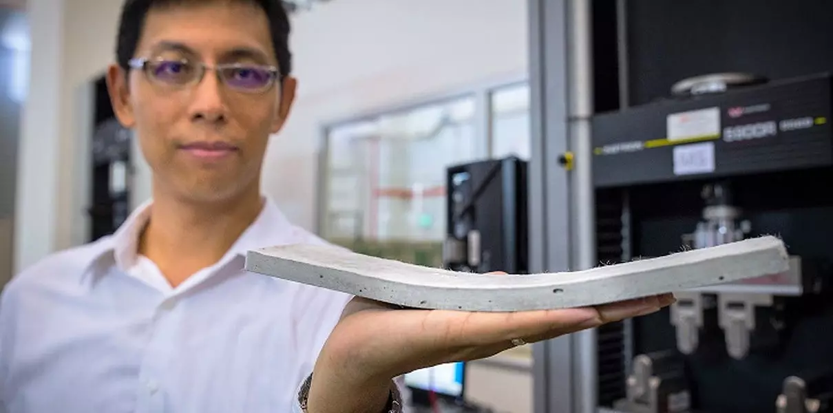 Flexible and durable concrete created in Singapore