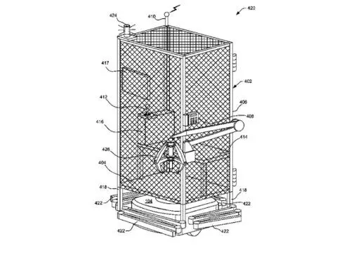 Cewyll metel patent Amazon ar gyfer gweithwyr 108094_1