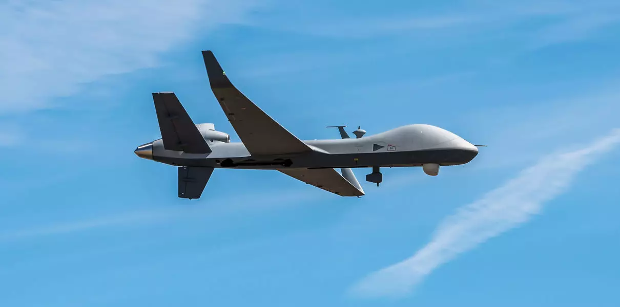 Militaire drone MQ-9 schoot eerst een bewegend doel in de lucht neer 108320_1