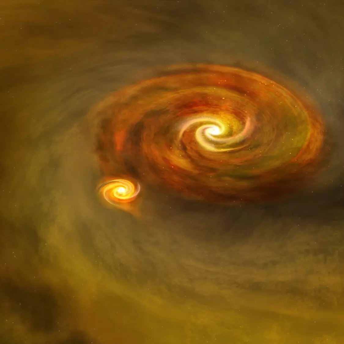 खगोलशास्त्रज्ञांनी बायनरी सिस्टिममध्ये तारेची रेकॉर्ड-क्लोज जोडी शोधली आहे