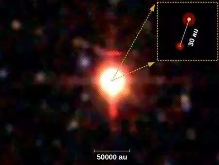 Astronomen hunn e Rekord-Zou Pair vu Stären an engem Duebelstäresystem entdeckt 108321_1
