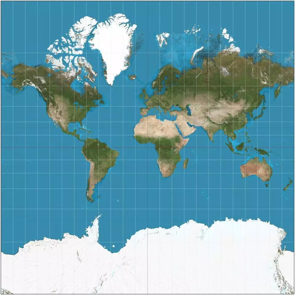 Створено першу точна карта світу. Що не так з усіма іншими?