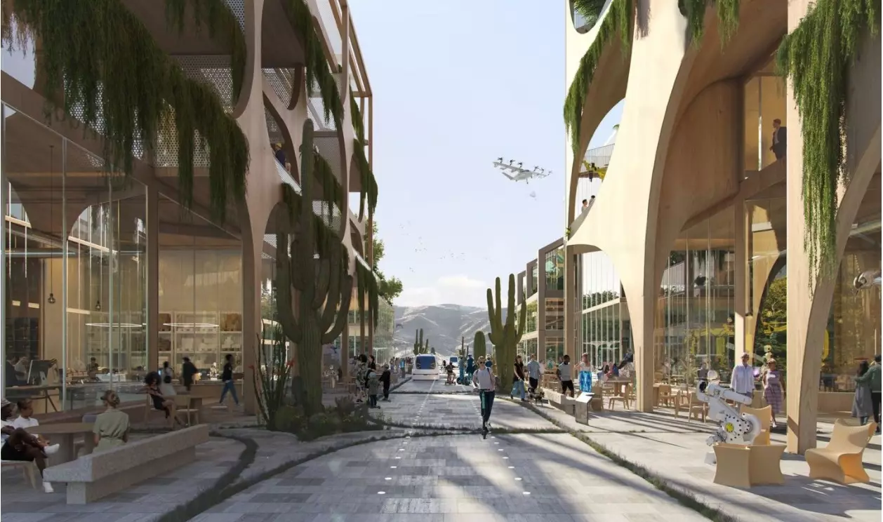 Dykumoje JAV statys ekologišką ateities miestą - Telosą