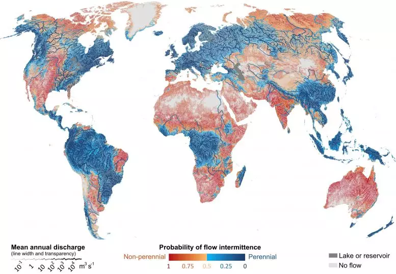 Meer as die helfte van die riviere op die planeet droog minstens een keer per jaar op 41599_1