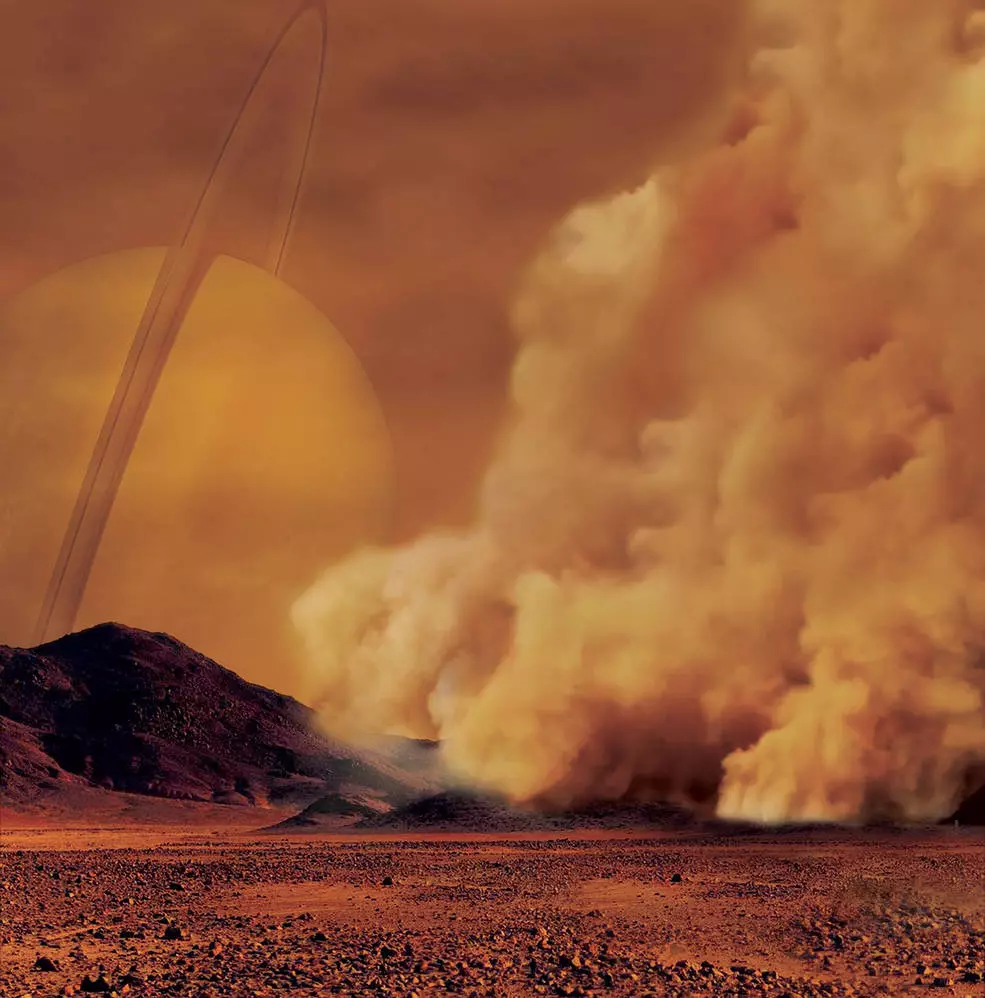 Saturn's moon Titan yayi kama da Duniya. Wane shiri dan Adam yake da shi? 41662_2