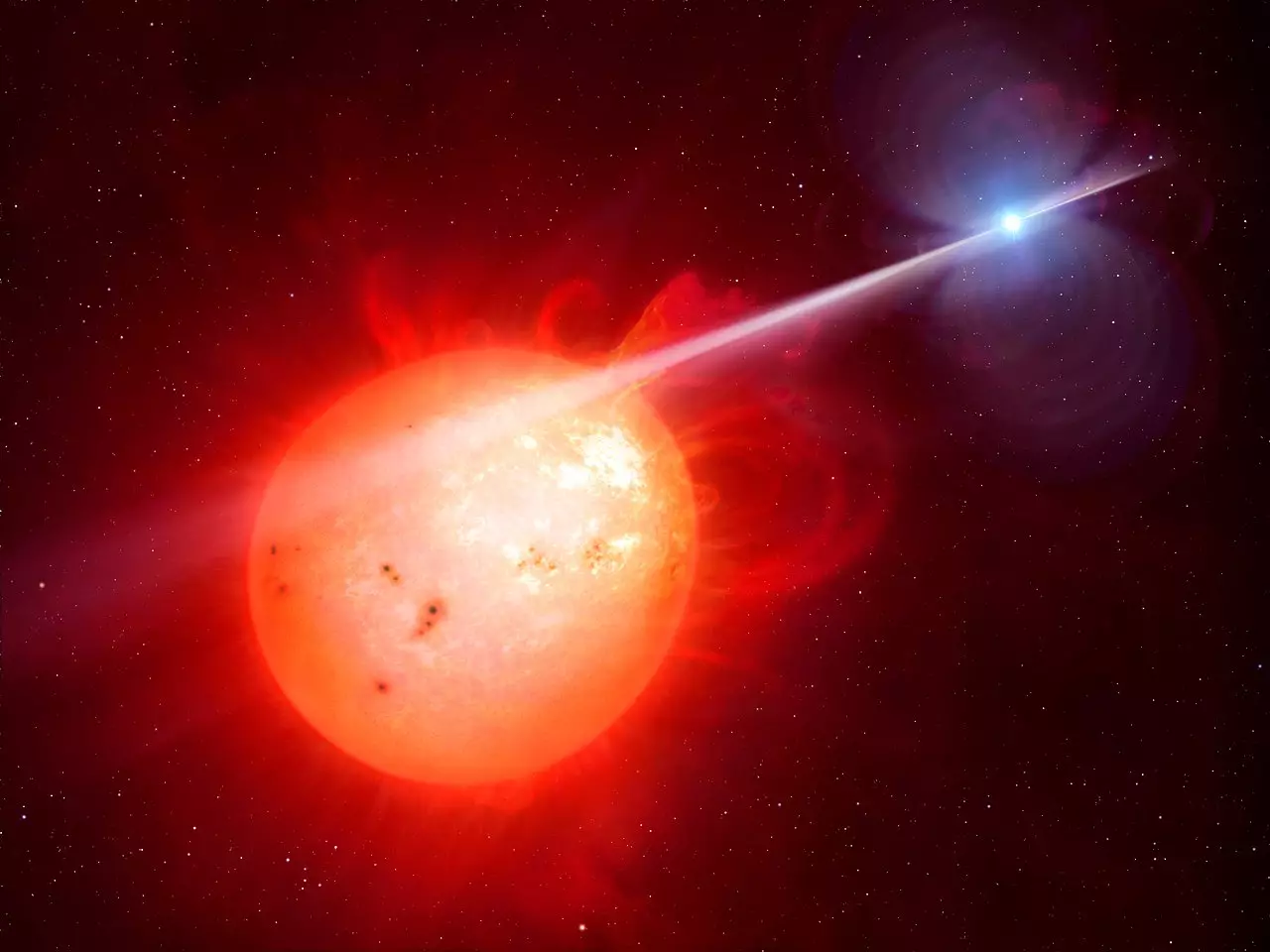 Ua faʻailoa mai e saienitisi le faʻateleina o le faʻateʻai maneta i totonu o le binary star system