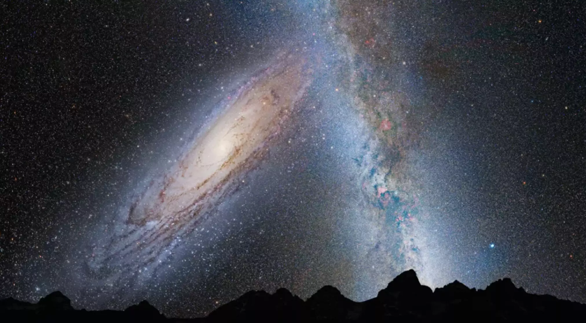 Gibutyag sa bag-ong mapa sa AI ang link tali sa Milky Way ug Andromeda