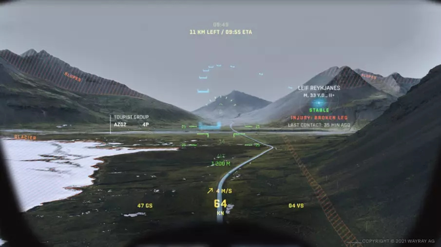 Autonomous concept car with AR display created