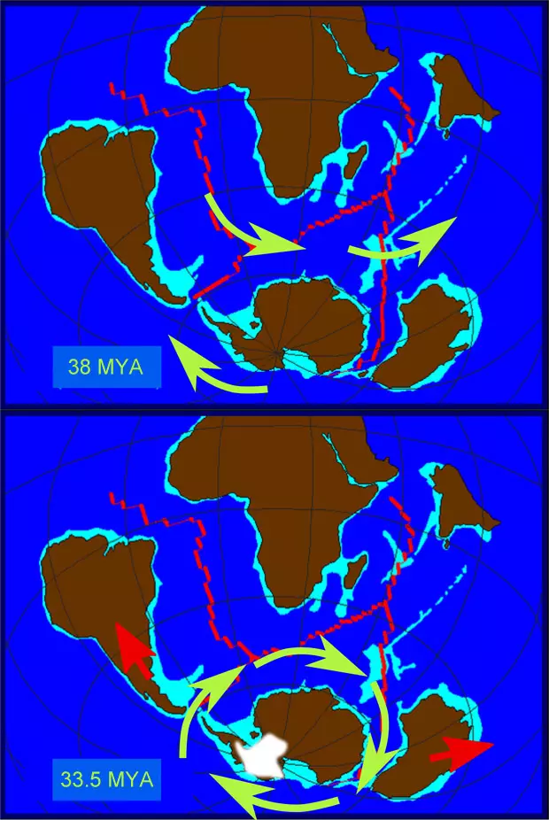 Ano ang nagtatago sa ilalim ng yelo ng Antarctica at kung paano ito naging isang yelo na kontinente 42980_8