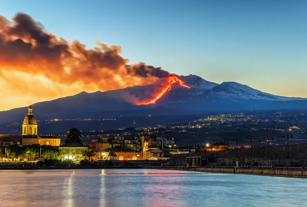 Mount Etna has grown by 30 meters due to 50 volcanic eruptions in six months