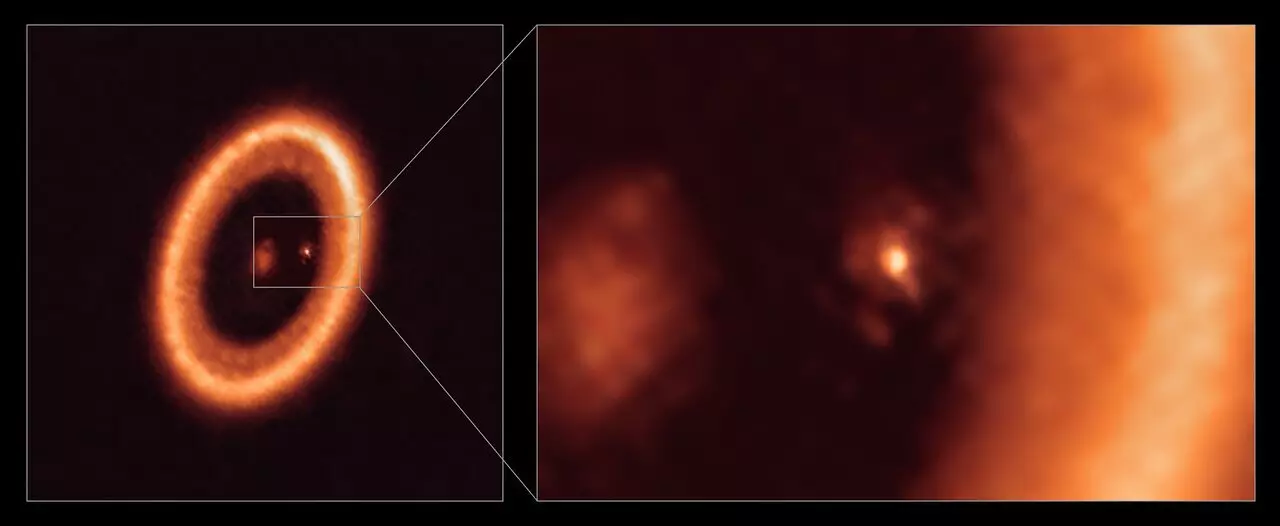 Una nga nakita sa mga astronomo ang usa ka disk nga nagporma sa bulan sa palibot sa usa ka exoplanet