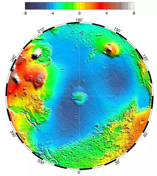 Bhí roinnt oighearaois ag Mars. Cad atá ag tarlú d'aeráid an phláinéid? 43671_3