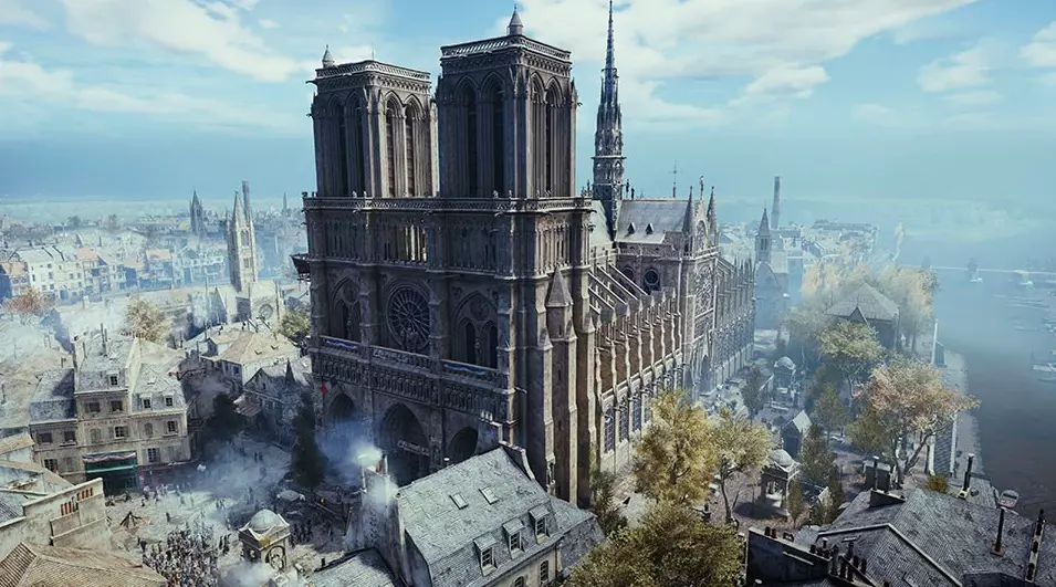 ယခု Notre Dame ၏ virtual reality mode တွင်လည်ပတ်စရာတစ်ခုရှိသည်