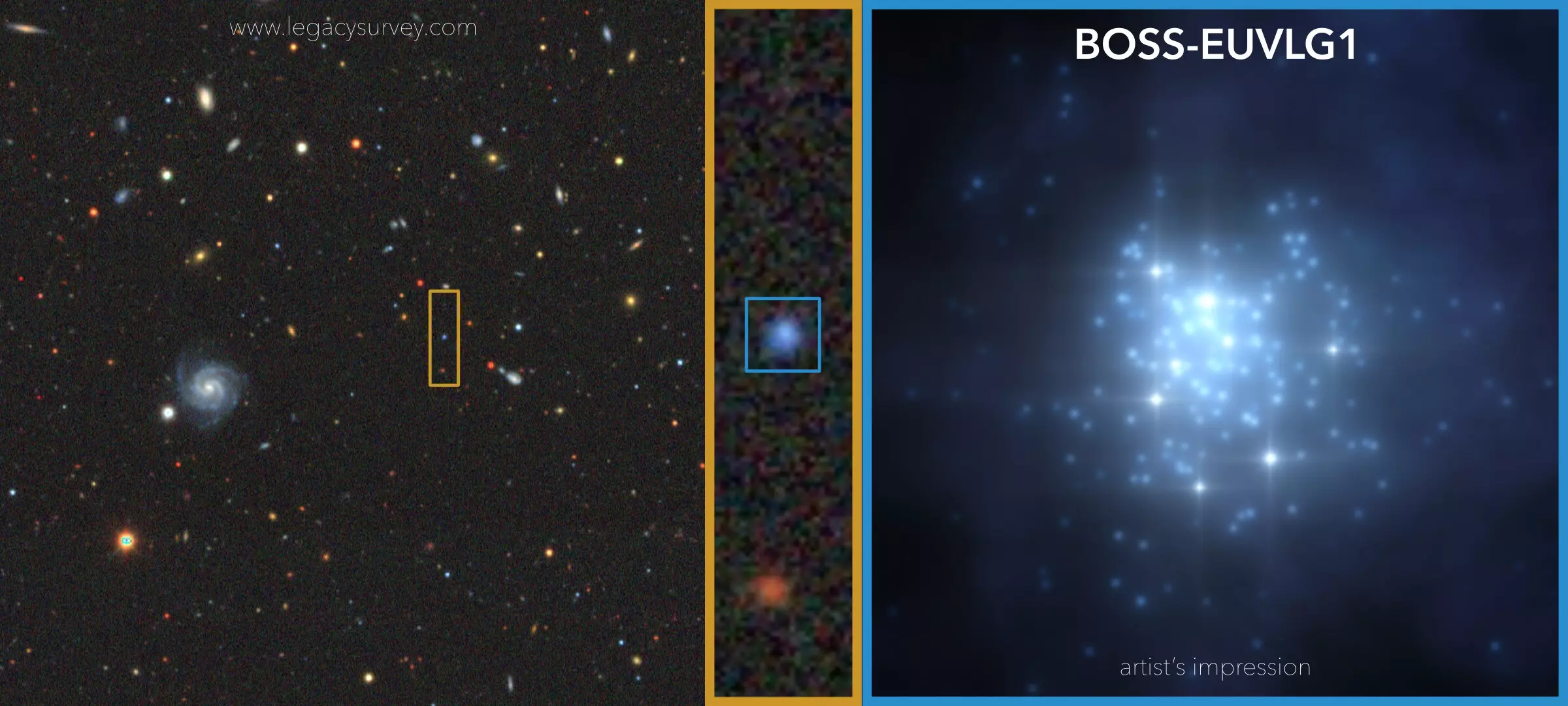 Hittade den första galaxen vars ljusstyrka är jämförbar med en kvasars 44411_1