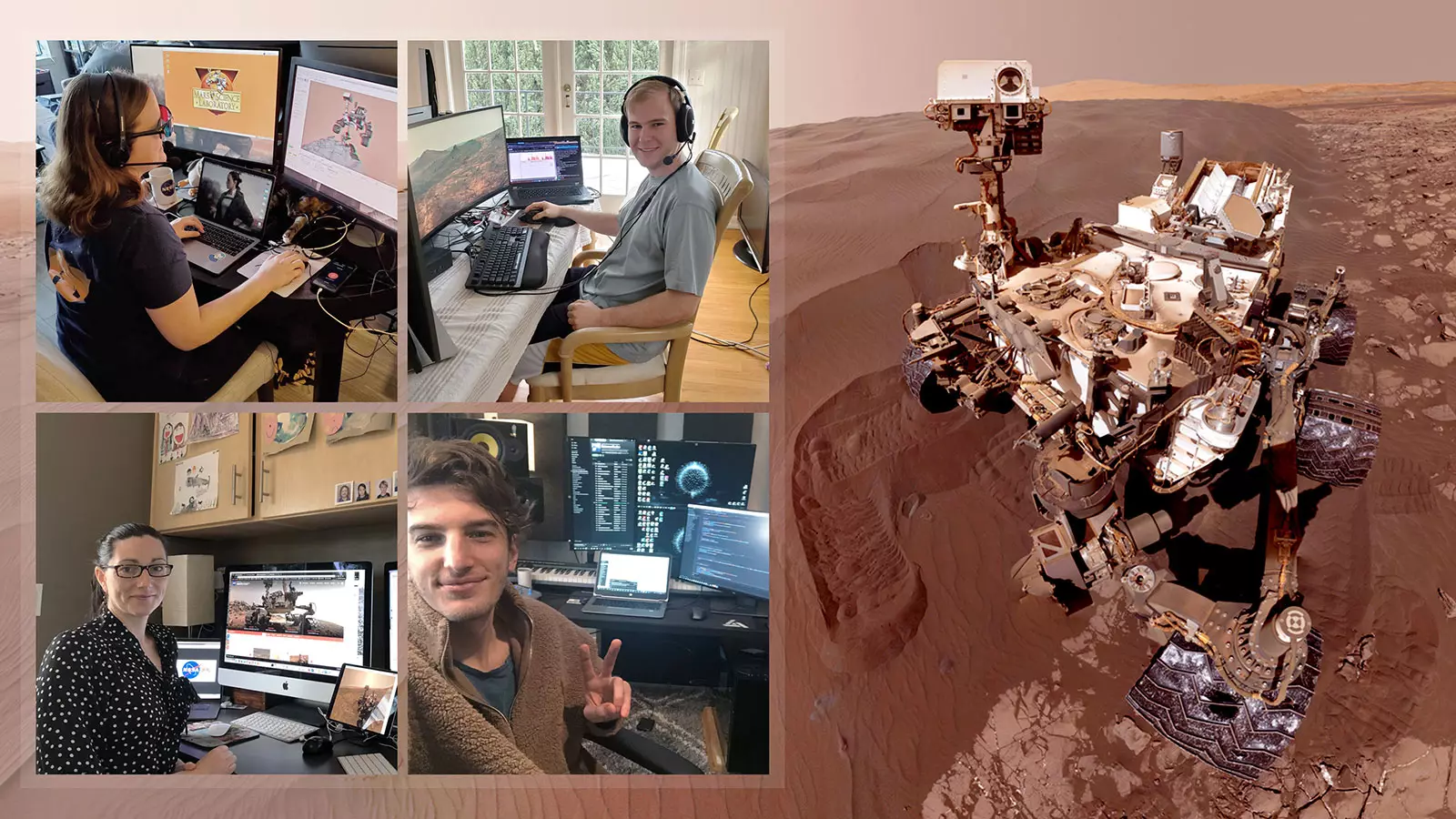 Wo ẹgbẹ NASA ti fò Curiosity rover lati itunu ti ile wọn 46363_1