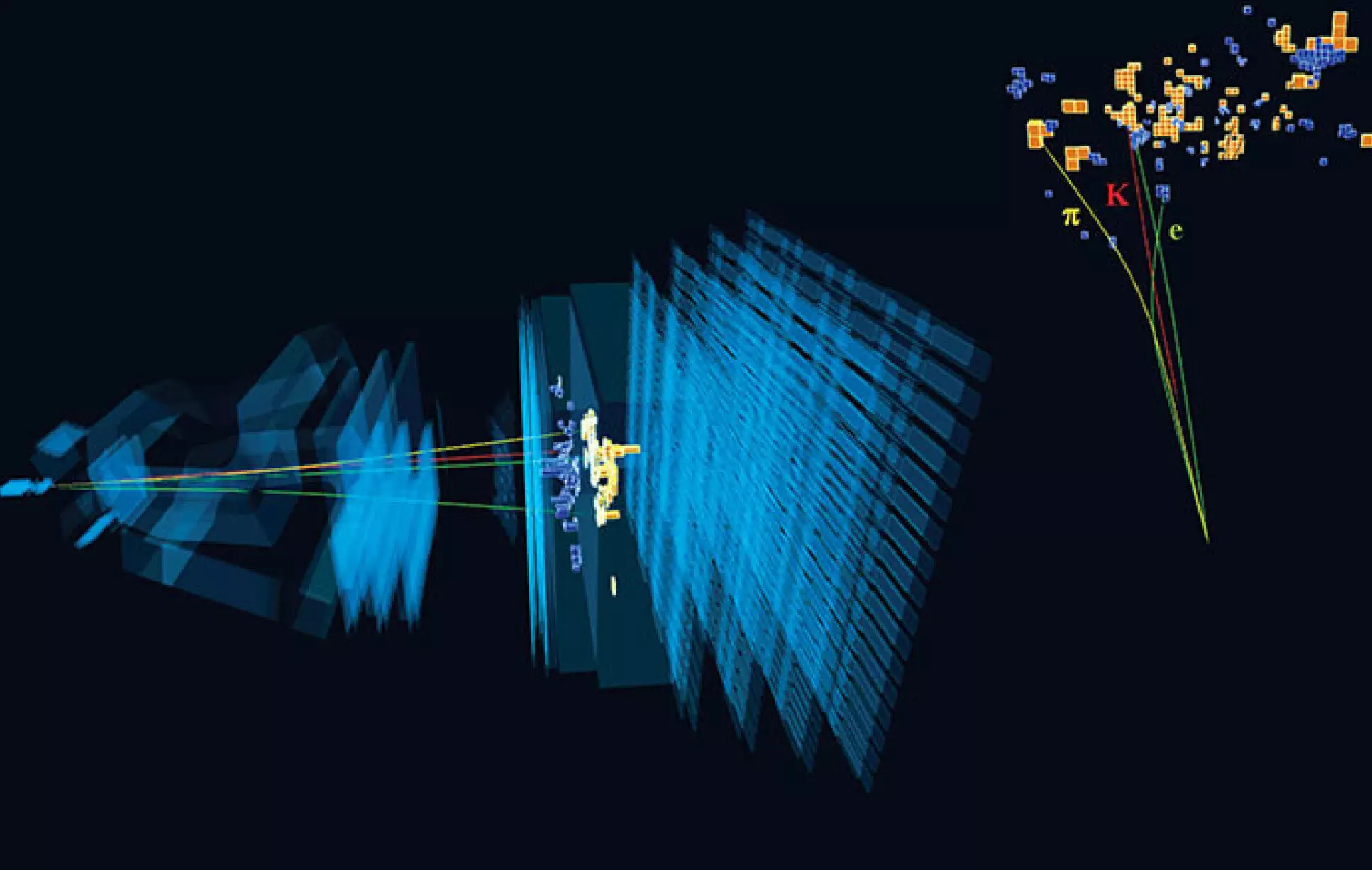 Ett experiment på LHC visade en avvikelse från b-kvarkers beteende från standardmodellen 47062_1