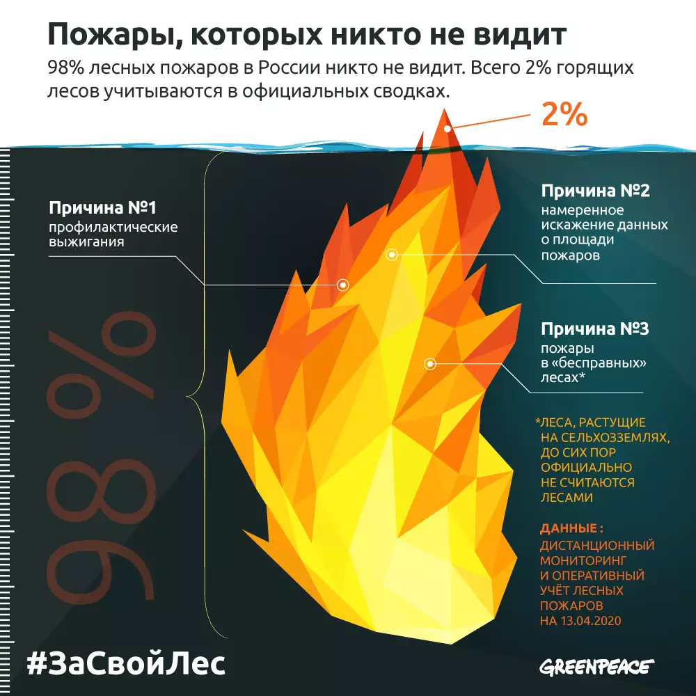 Greenpeace: 98% požarov ni vključenih v operativna poročila 47163_1