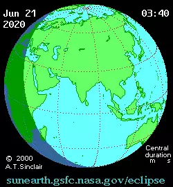 Solformørkelsen vil være 21. juni: vi ser i Russland og SNG 48731_1