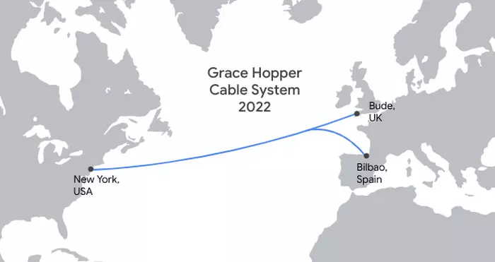 Ang Google magkonektar sa US ug Europe gamit ang usa ka undersea internet cable alang sa labing tulin nga pagbalhin sa datos 49157_1