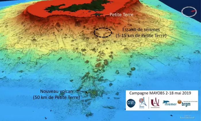 科学者たちは、インド洋で巨大な活火山を発見しました。過去6ヶ月で結成されました！ 49626_2