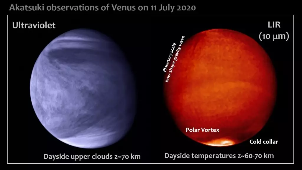 Indha -indhaynta saynisyahannada iyo kuwa hiwaayadda leh ayaa noo oggolaaday inaan Venus ka aragno dhulka ilaa daruuraha 50821_2