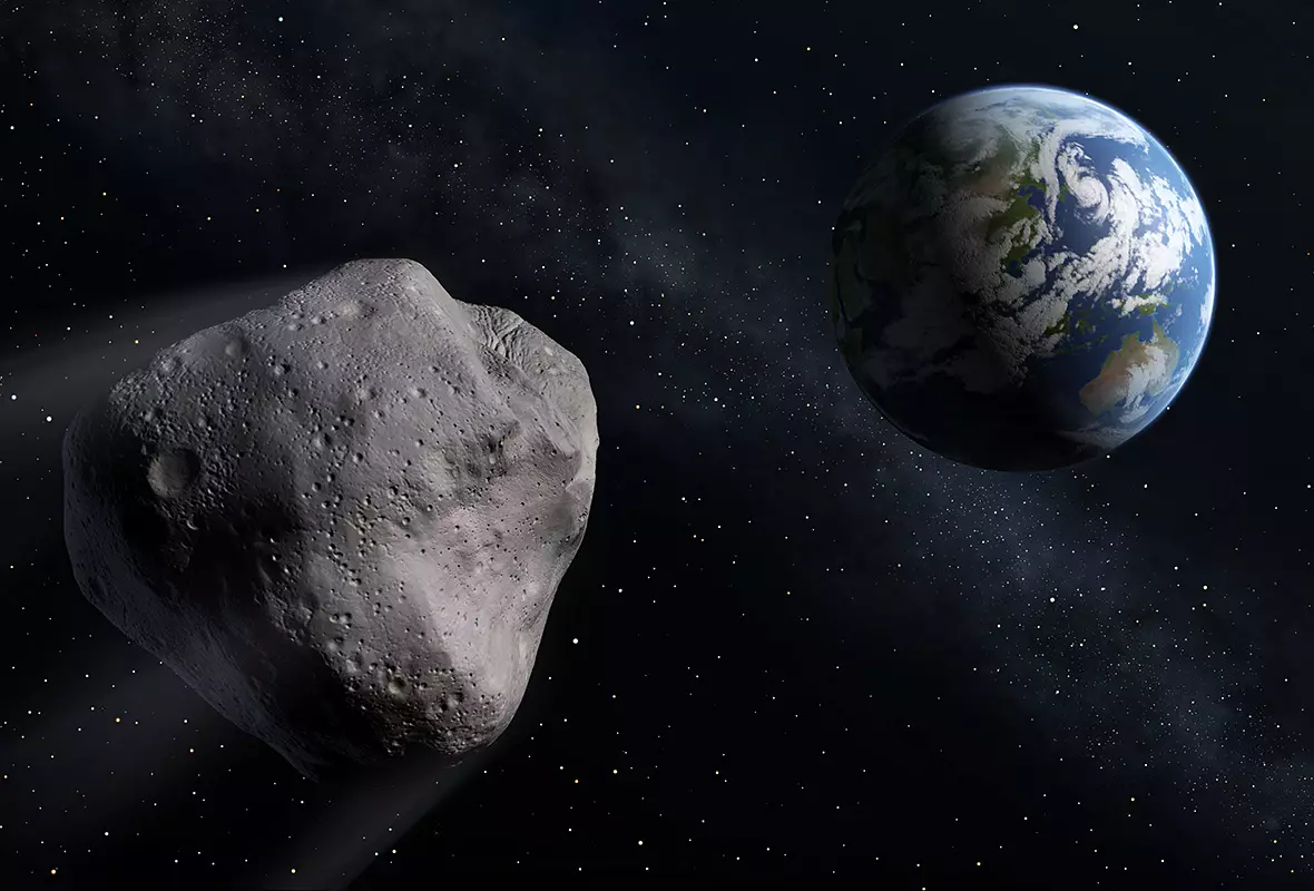 Russiske fysikere laget en modell av en asteroide og sprengte den med en laser 52773_1