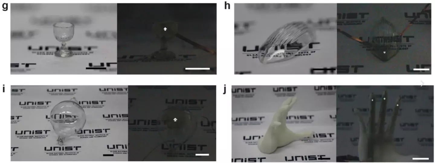 A nova tecnoloxía de impresión 3D permite pantallas OLED transparentes de forma libre 53149_1