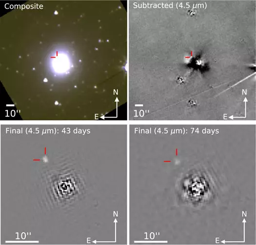 Teleskop Spitzer mengesan penggabungan bintang neutron 53195_2