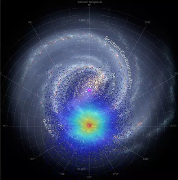 Mala -awaal: koritaanka ilmaha xiddigga leh ayaa sabab u ahaa dhalashada qiyaastii nus ka mid ah xiddigaha Milky Way 55110_1