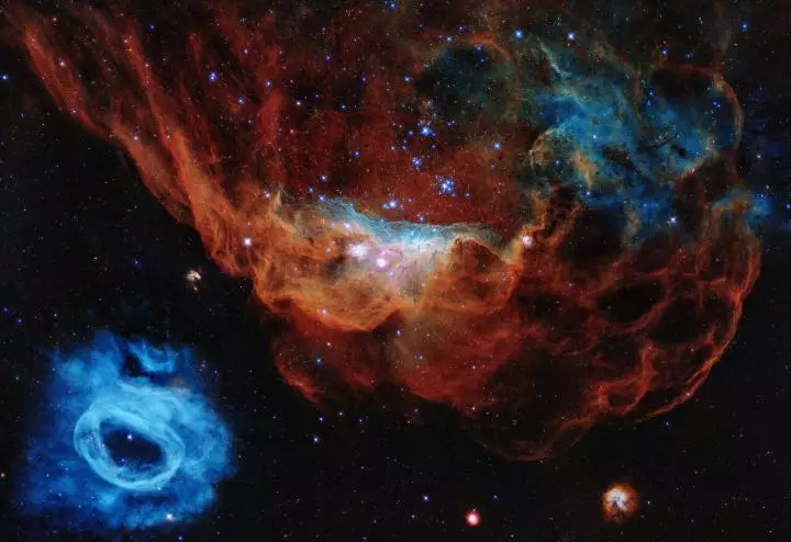 Tan-awa ang mga litrato nga kuha sa Hubble Telescope aron saulogon ang ika-30 nga anibersaryo niini 56176_1