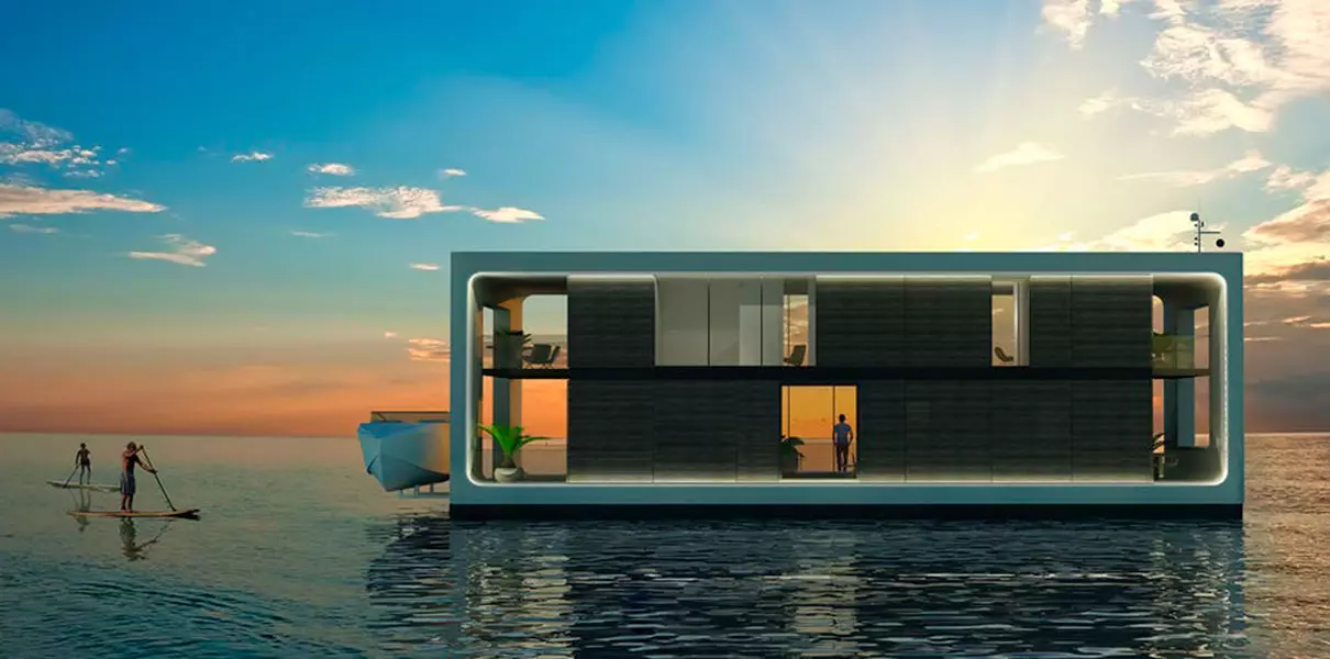 Prezentuje sa koncept plávajúceho, plne autonómneho domu