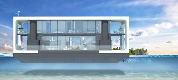 The concept of a floating, fully autonomous home is presented 57101_6