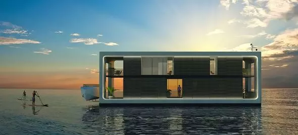 The concept of a floating, fully autonomous home is presented 57101_8