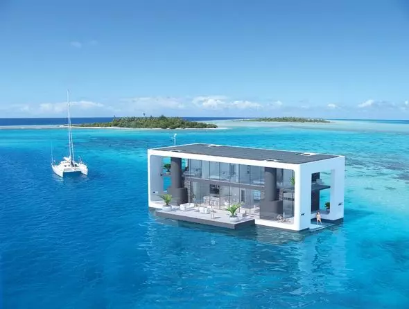 The concept of a floating, fully autonomous home is presented 57101_9
