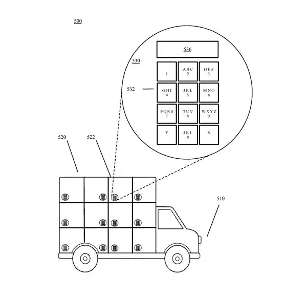 Google gepatenteerde bezorging door onbemande vrachtwagens 57459_1