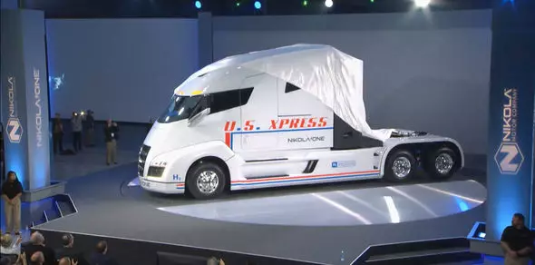 Nikola Motorrek elektrohidrogenoko kamioi bat aurkeztu zuen 57734_2