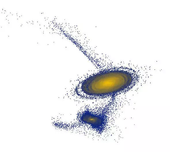 La Vía Láctea todavía se balancea después de chocar con una galaxia 