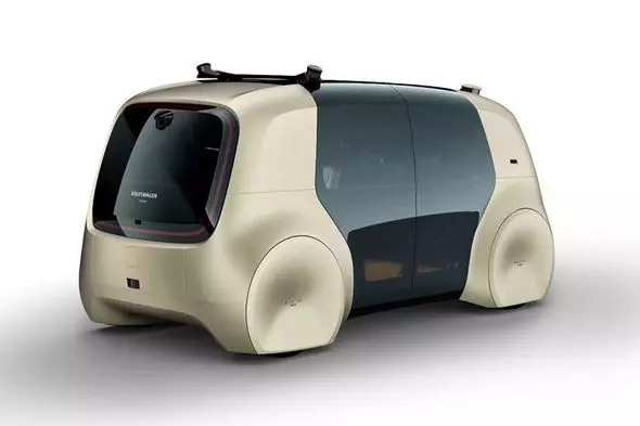 Volkswagen memperkenalkan konsep kendaraan listrik tak berawak 59480_10