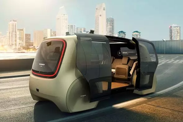 Volkswagen insansız elektrikli araç konseptini tanıttı 59480_2