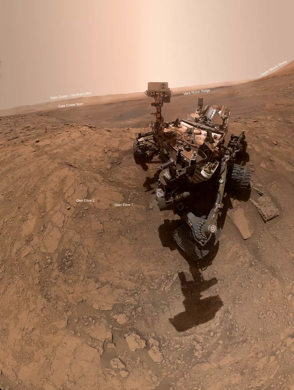 Rover Curiosity huet en neie Selfie vum Mars geschéckt 63135_1