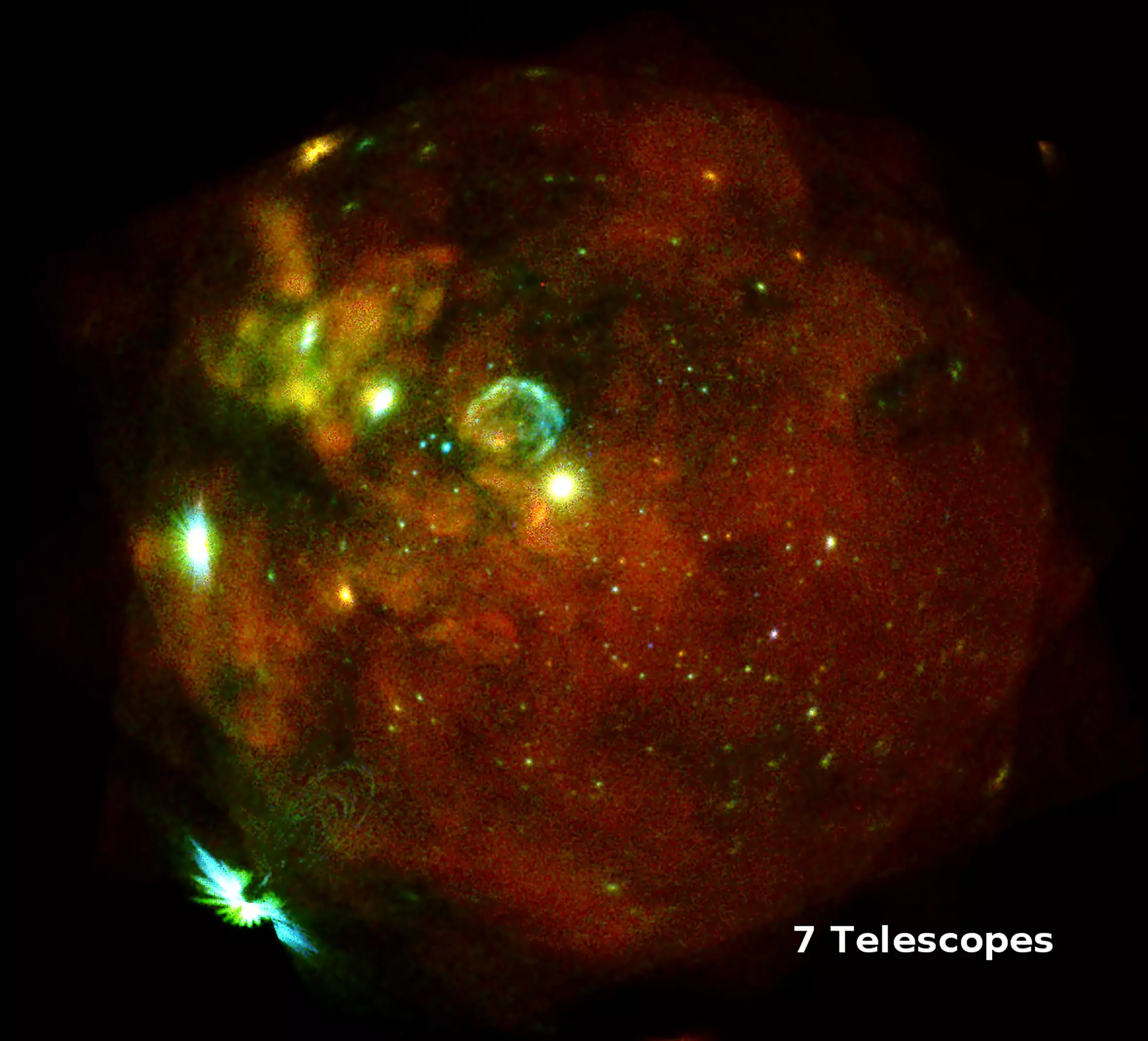 Spektr-RG telah menghantar gambar penuh pertama dari teleskop eROSITA 63783_1