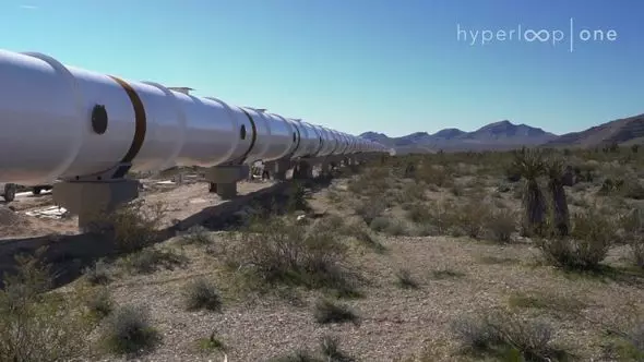Hyperloop One ha mostrato le immagini della pista di prova in Nevada 65937_1