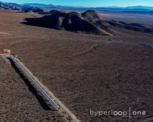 Hyperloop One ha mostrato le immagini della pista di prova in Nevada 65937_2