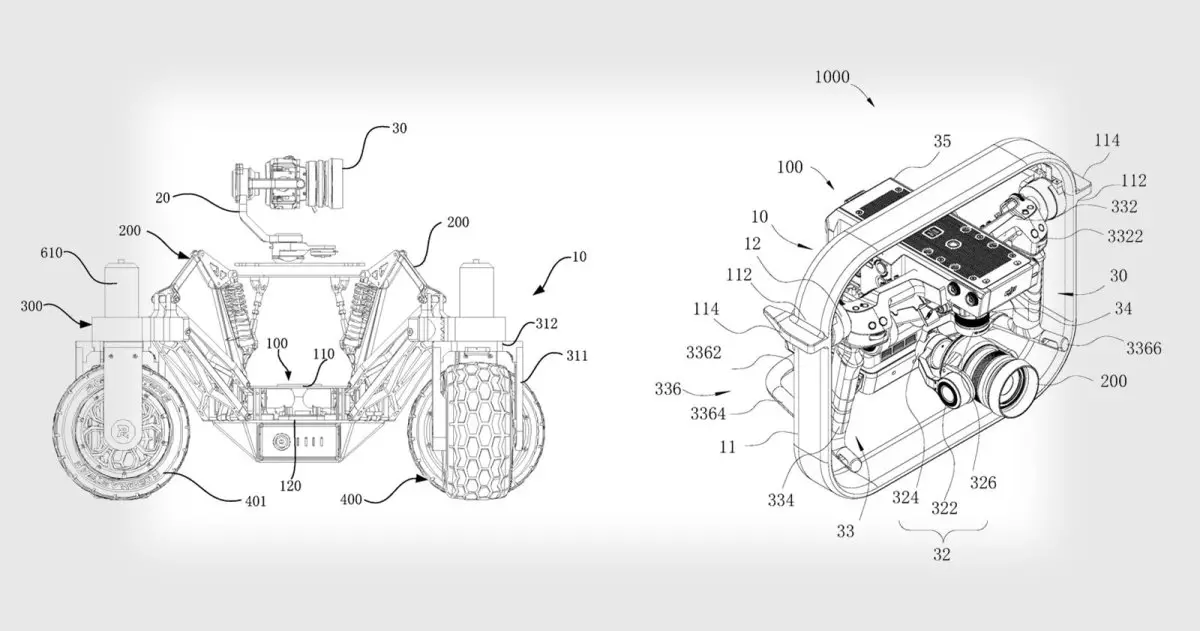 DJI patents mota yedrone isiri-yemugwagwa ine yakagadzika kamera sedrone 66775_1