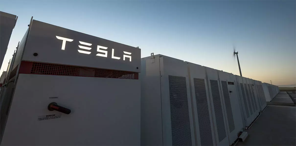 Tesla's largest battery is half completed